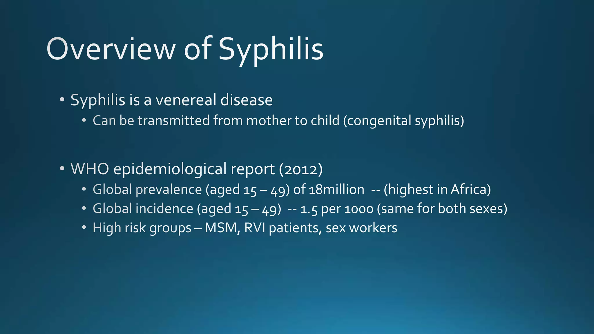 Syphilis and VDRL Test.pptx