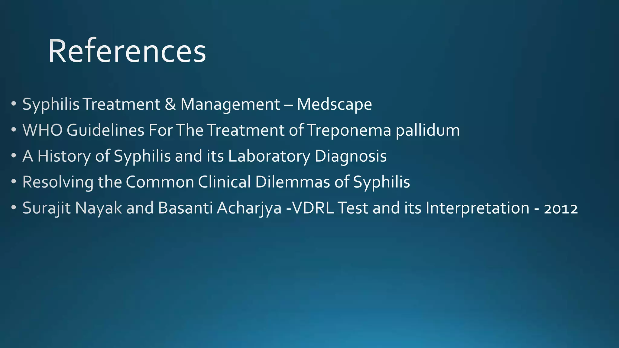 Syphilis and VDRL Test.pptx