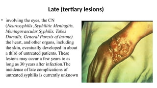 Syphilis BMS internal medicine PowerPoint presentation | PPT