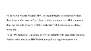 Syphilis BMS internal medicine PowerPoint presentation | PPT