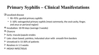 Syphilis BMS internal medicine PowerPoint presentation | PPT