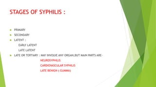 Syphilis by nilesh sharma | PPT