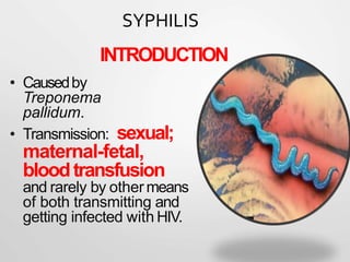 Syphilis by swami | PPT