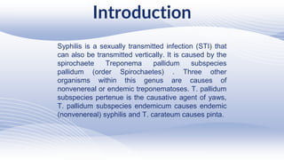Syphilis Disease Edited.pptx , bacterium Treponema pallidum | PPT