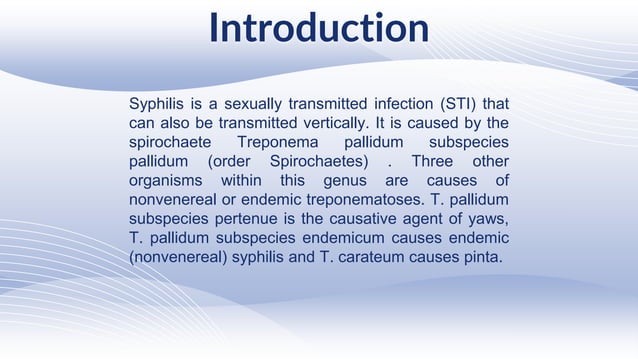Syphilis Disease Edited.pptx , bacterium Treponema pallidum | PPT