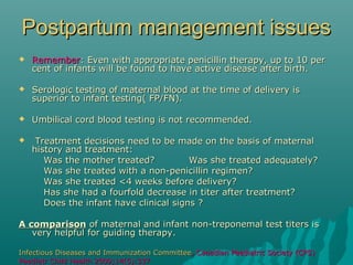 Syphilis in pregnancy-final_version | PPT