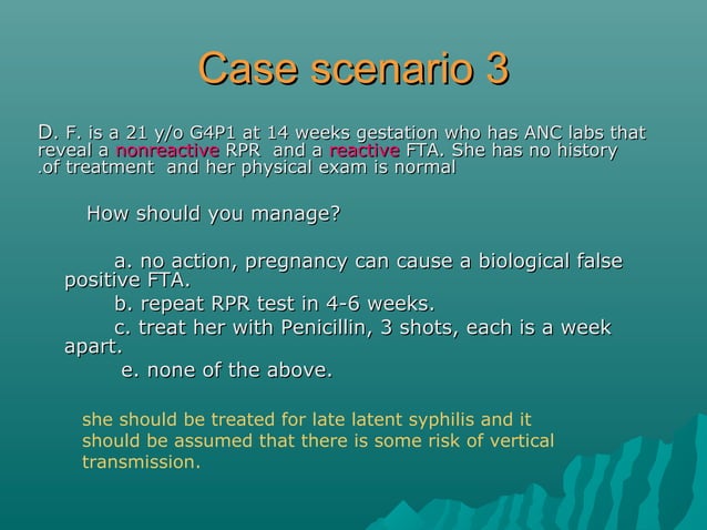 Syphilis in pregnancy-final_version | PPT