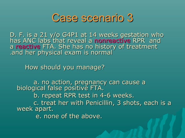 Syphilis in pregnancy-final_version | PPT