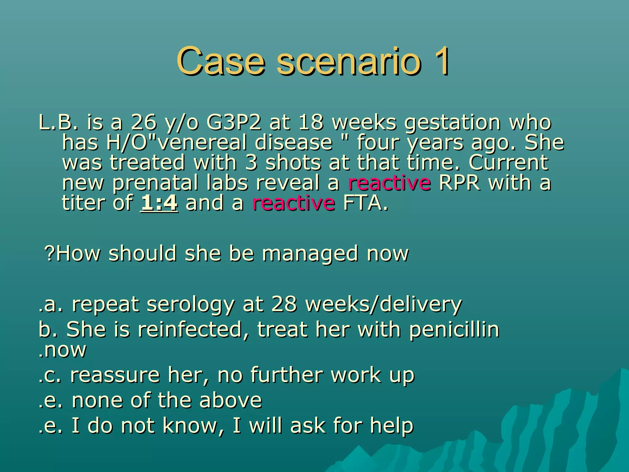 Syphilis in pregnancy-final_version | PPT