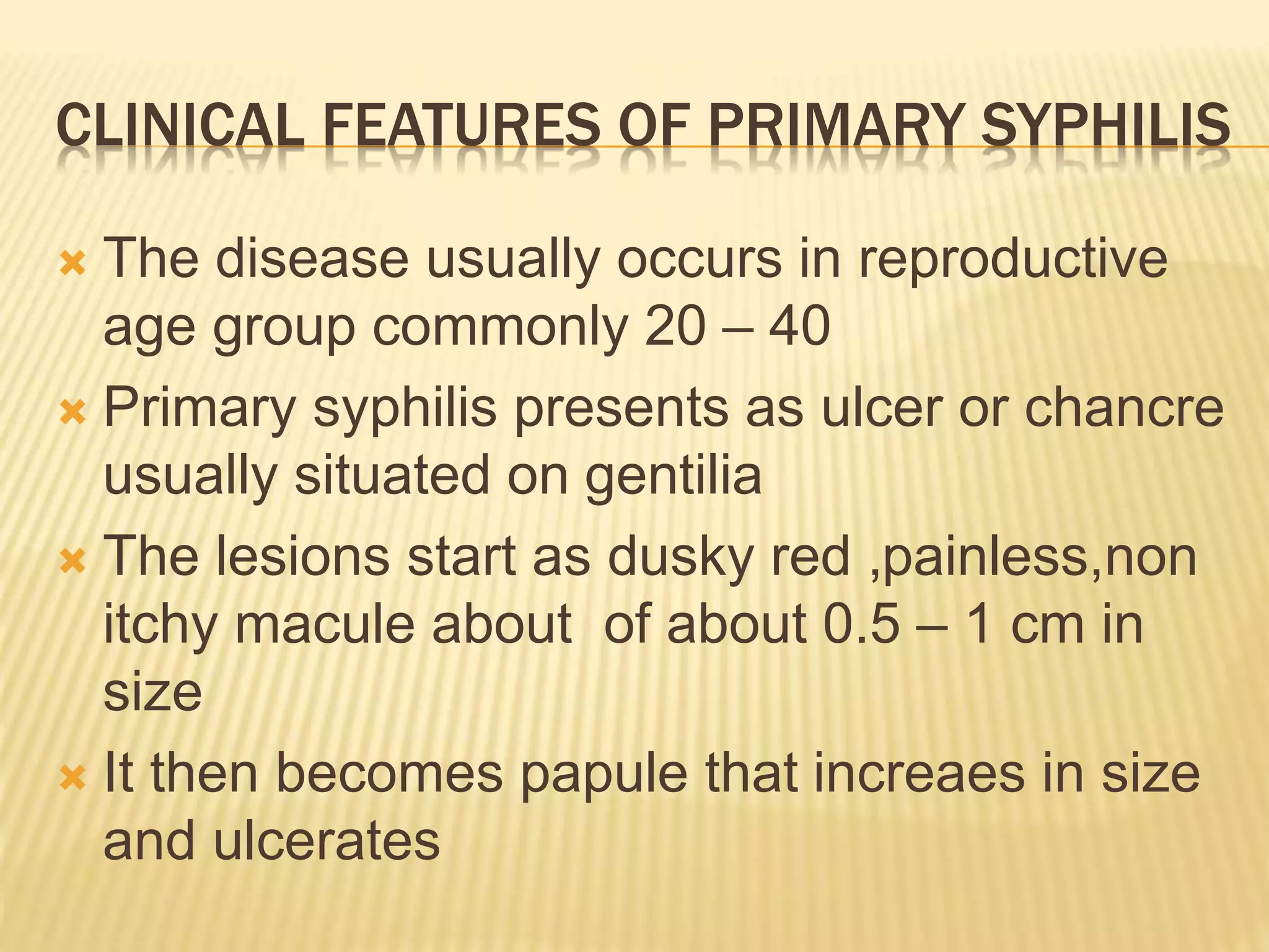 Syphilis introduction and primary syphilis | PPT