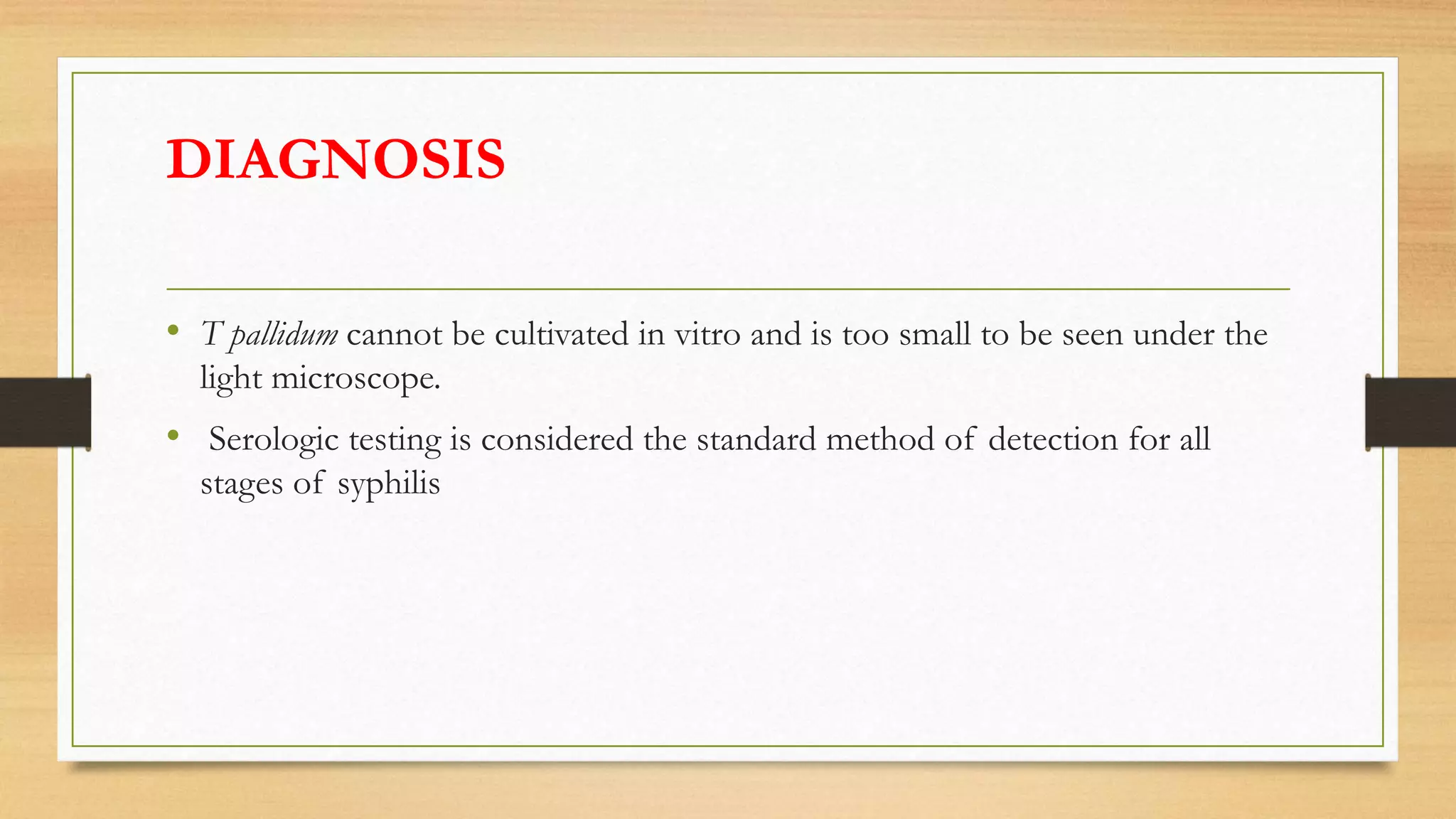 Syphilis lecture PP | PPTX