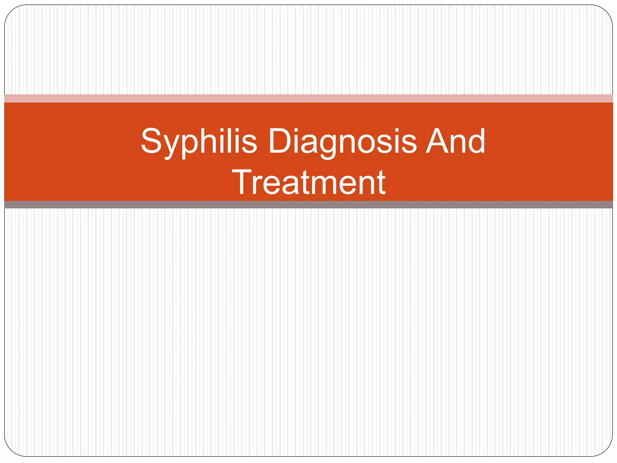 Syphilis | PPTX