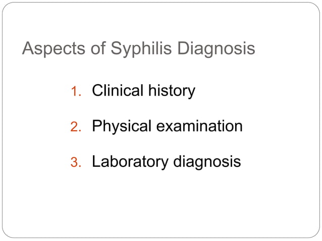 Syphilis | PPTX | Infectious Diseases | Diseases and Conditions