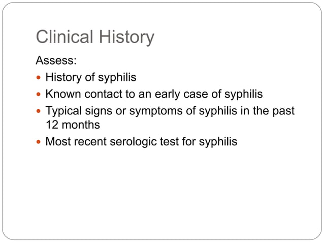 Syphilis | PPTX | Infectious Diseases | Diseases and Conditions