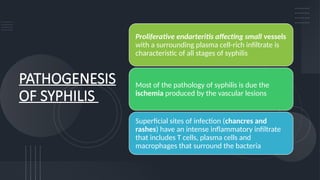 Syphilis complete notes on pathology mode of transmission and etiology ...