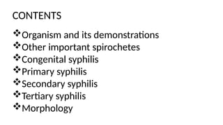 Syphilis complete notes on pathology mode of transmission and etiology ...