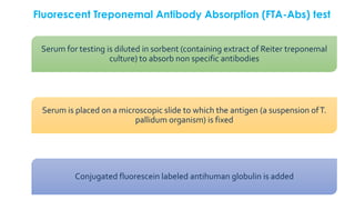 syphilis serology ppt, syphilis, laboratory diagnosis of syphilis, VDRL ...