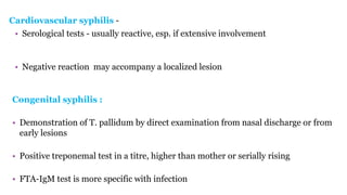 syphilis serology ppt, syphilis, laboratory diagnosis of syphilis, VDRL ...