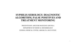 SYPHILIS SEROLOGY (Treponema pallidum).pptx