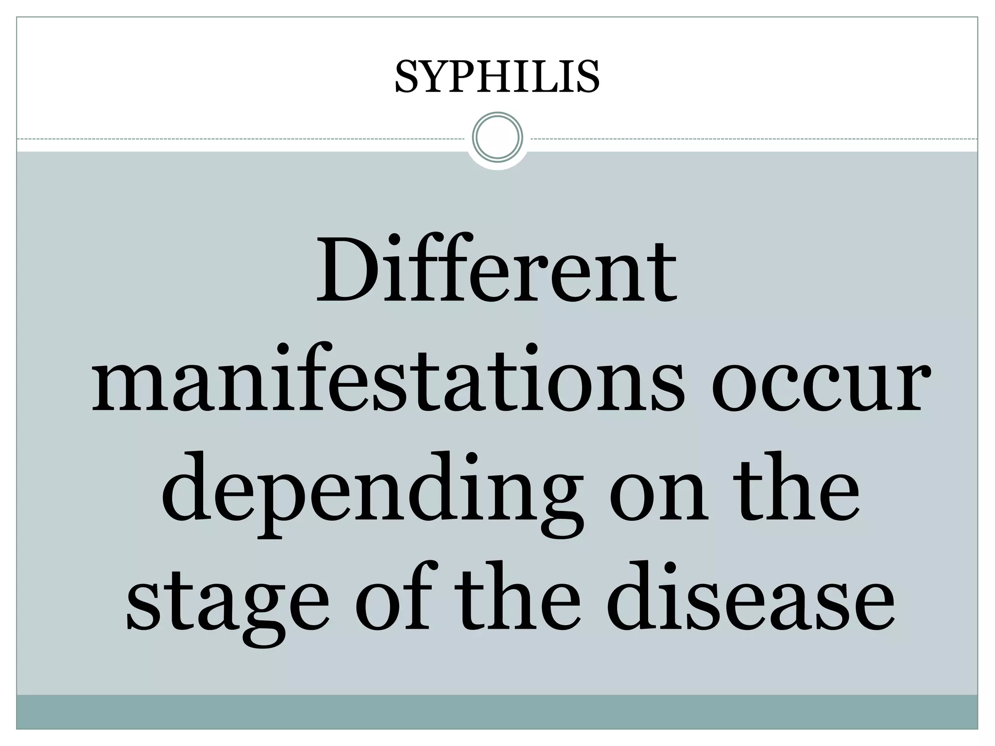 Syphilis | PPTX