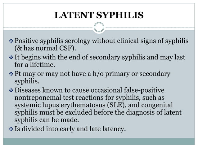 Syphilis | PPT
