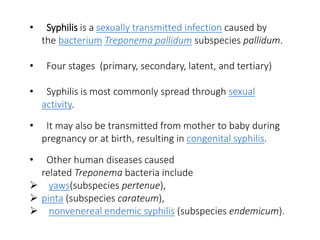 Syphilis | PPTX