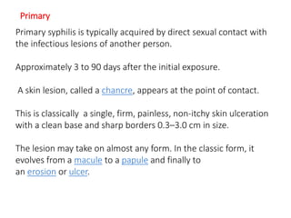 Syphilis | PPTX