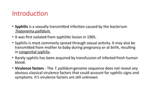syphilis pathophysiology and classification class.pptx
