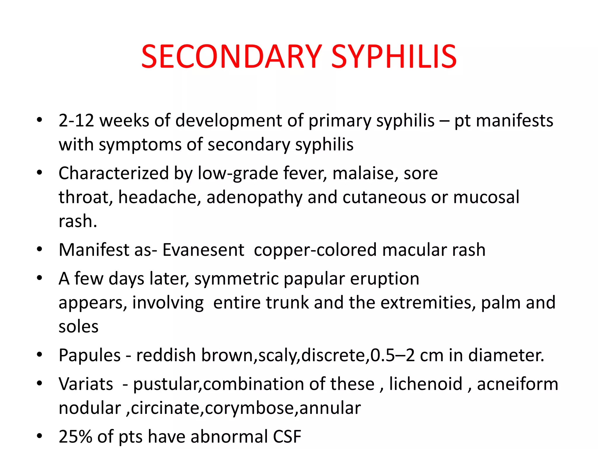Syphillis | PPTX