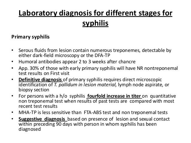 Syphillis