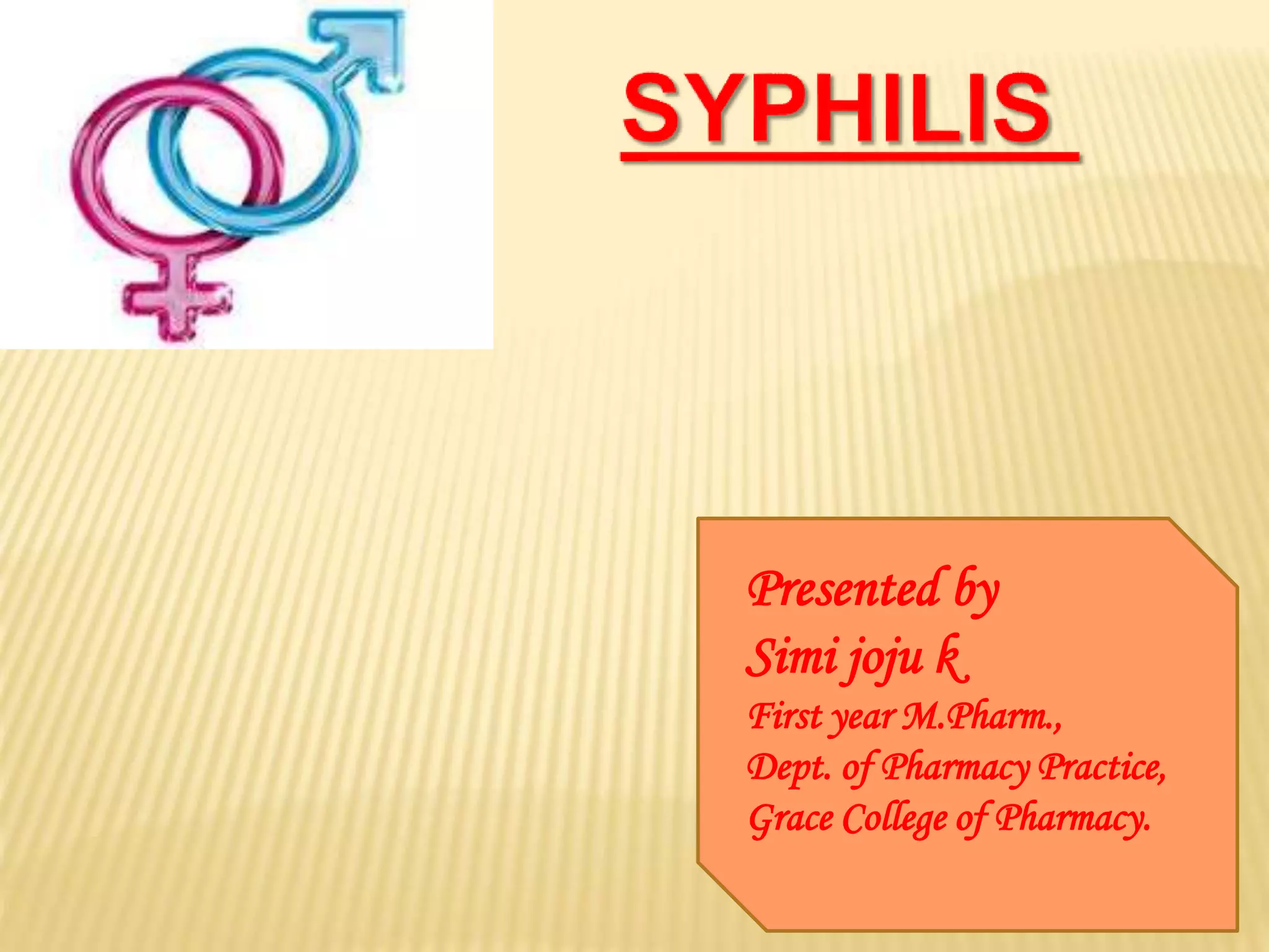 Syphylis | PPTX