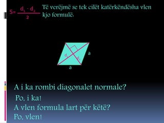 Syprina e paralelogramit | PPTX