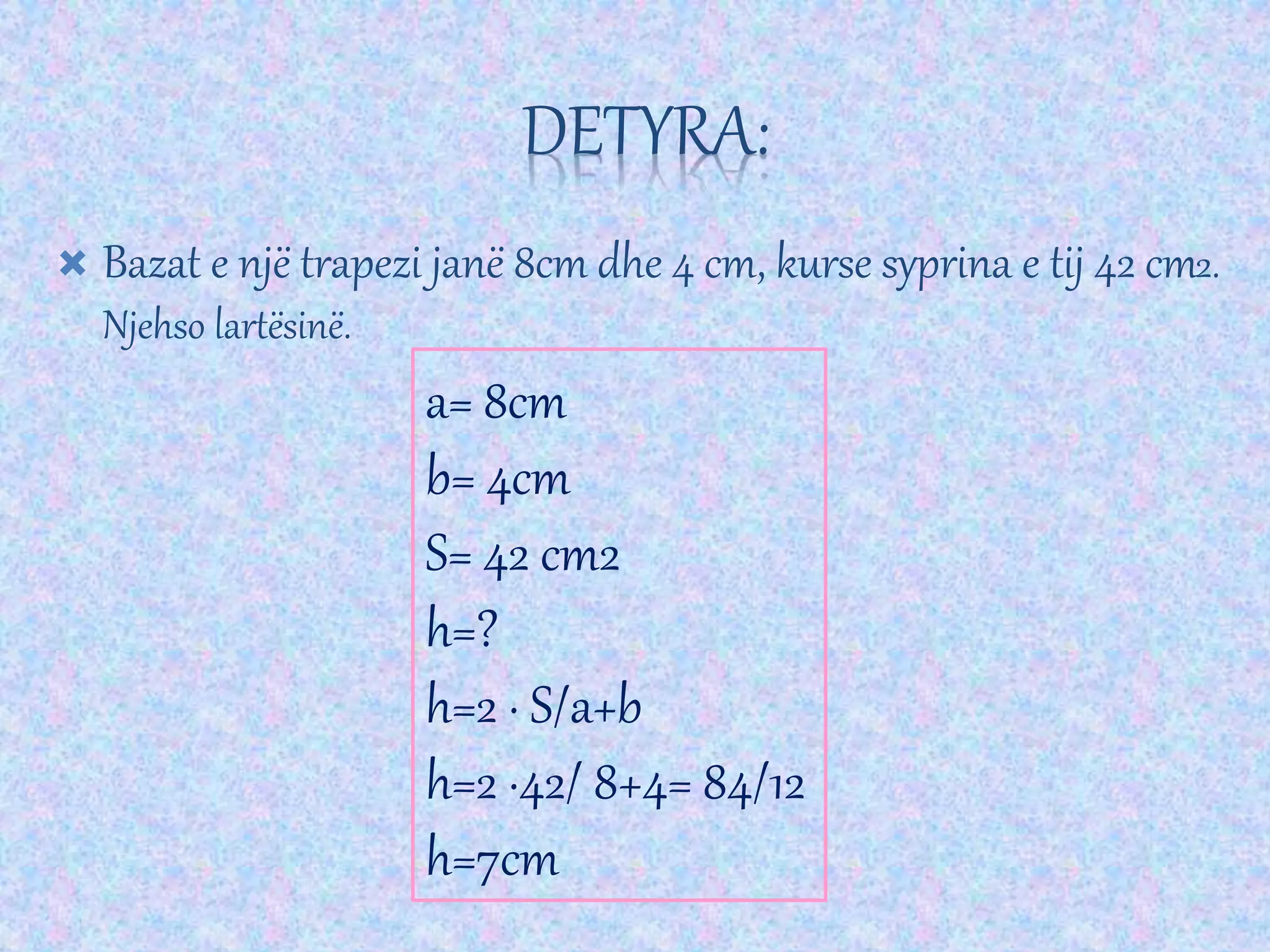Syprina e trapezit | PPTX
