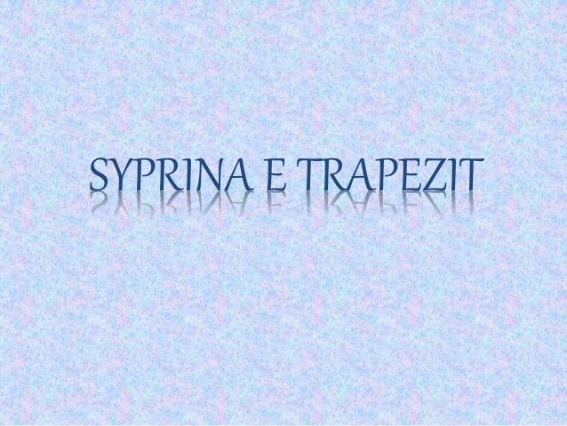 Syprina e trapezit