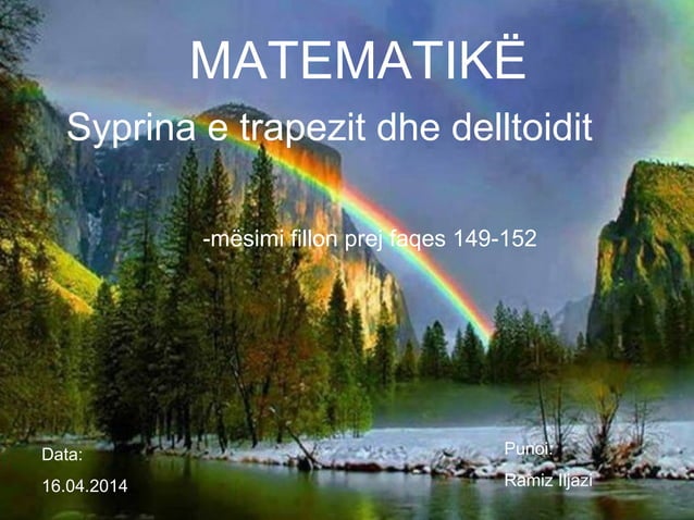 Syprina e trapezit dhe e delltoidit | PPT