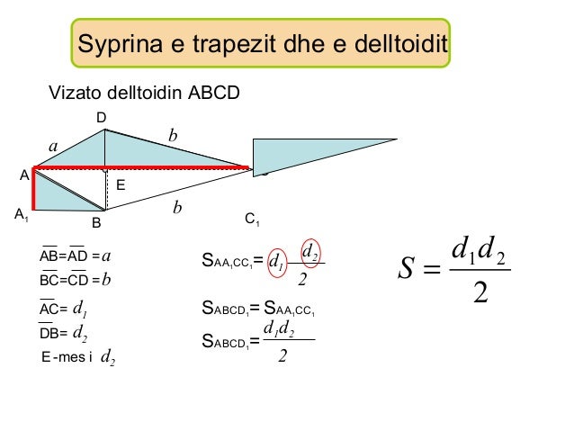 Syprina e trapezit dhe e delltoidit
