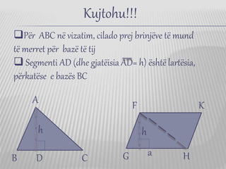 Syprina e trekëndëshit | PPTX
