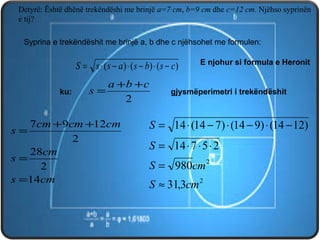 Syprina e trekëndëshit | PPT