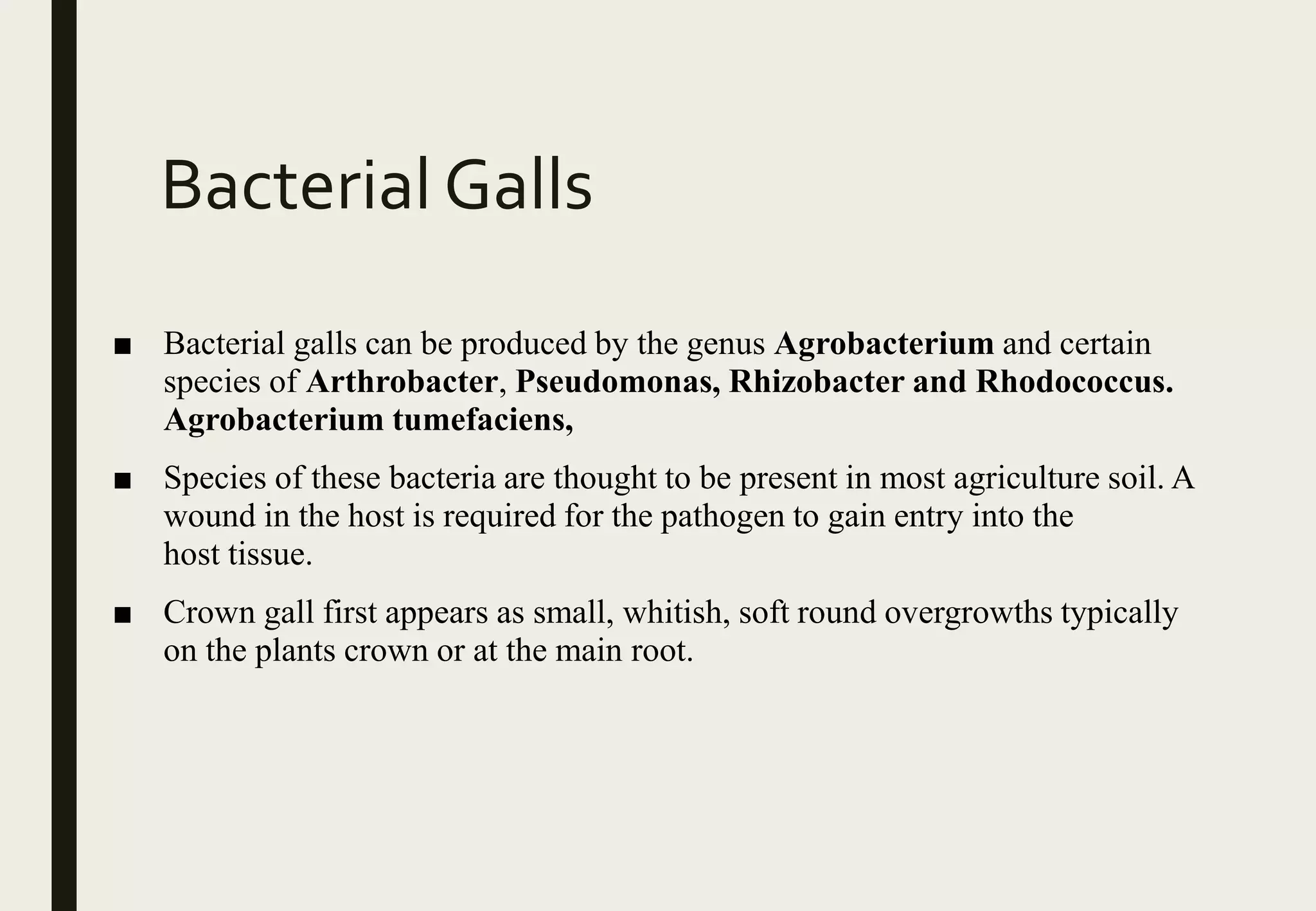 Symptoms of Plant Pathogenic bacteria | PPTX