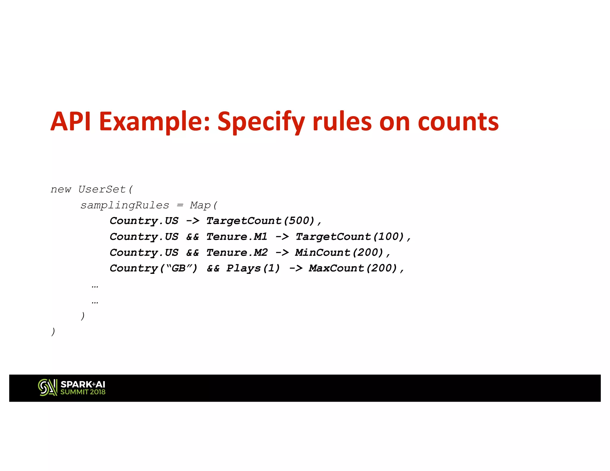 Apache Spark-Based Stratification Library for Machine Learning Use Cases at Netflix | PPT