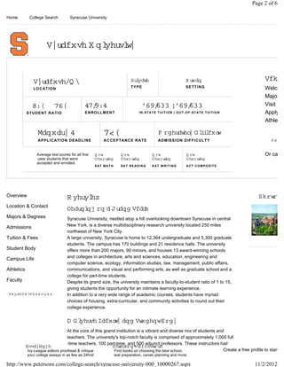 Syracuse university-000 | PDF