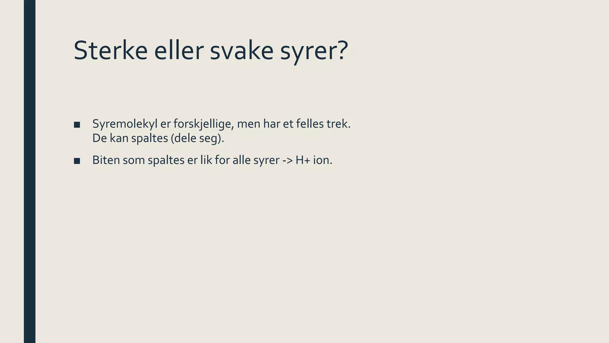 Syrer og baser | PPTX