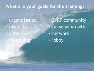 SYRF/RCRC Overview | PPT