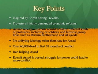 Syria: A Country in Conflict | PPTX