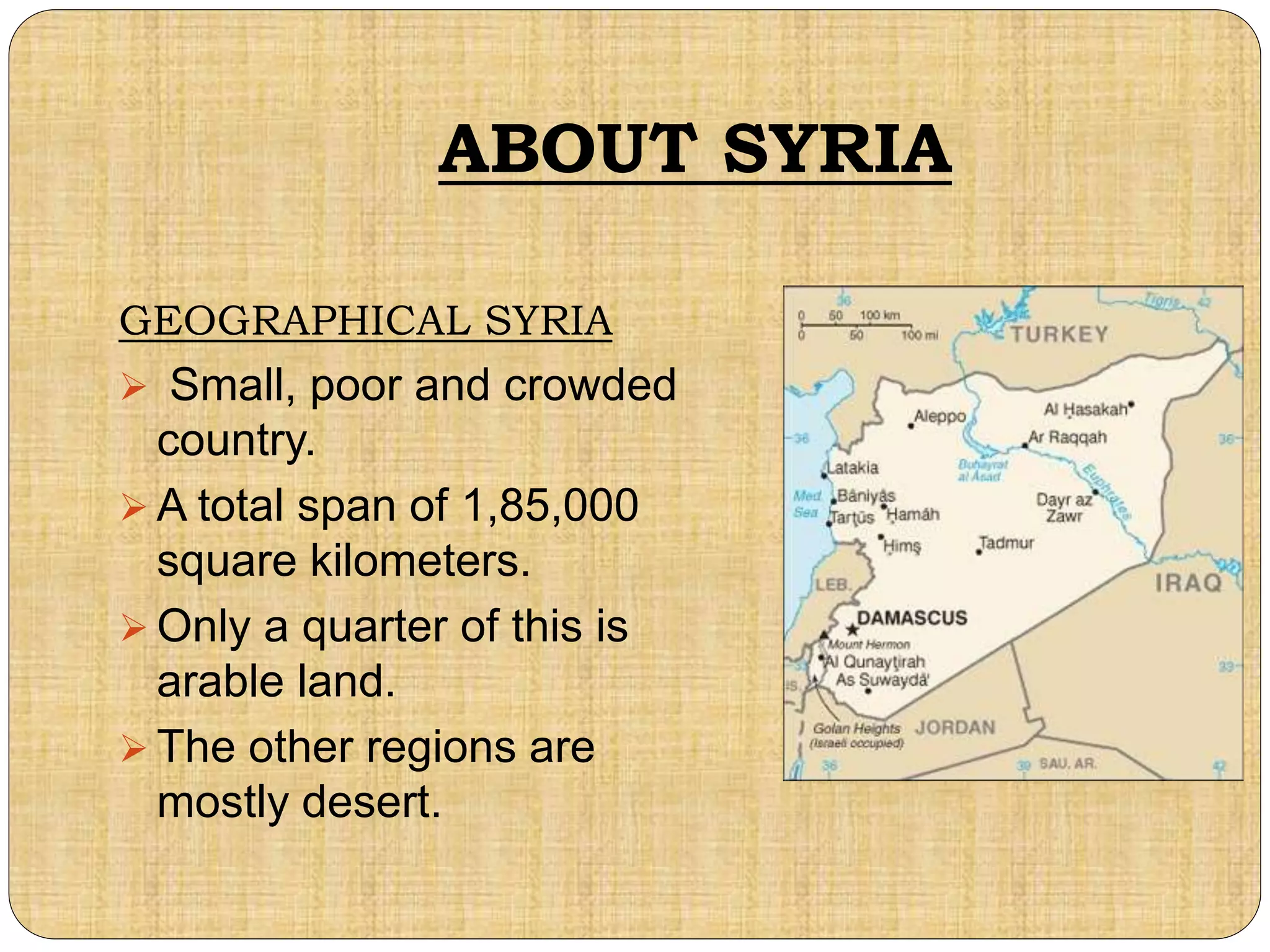 Syrian civil war | PPTX