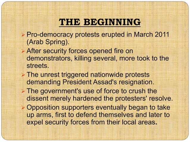 Syrian civil war | PPTX | Islam | Religion & Spirituality