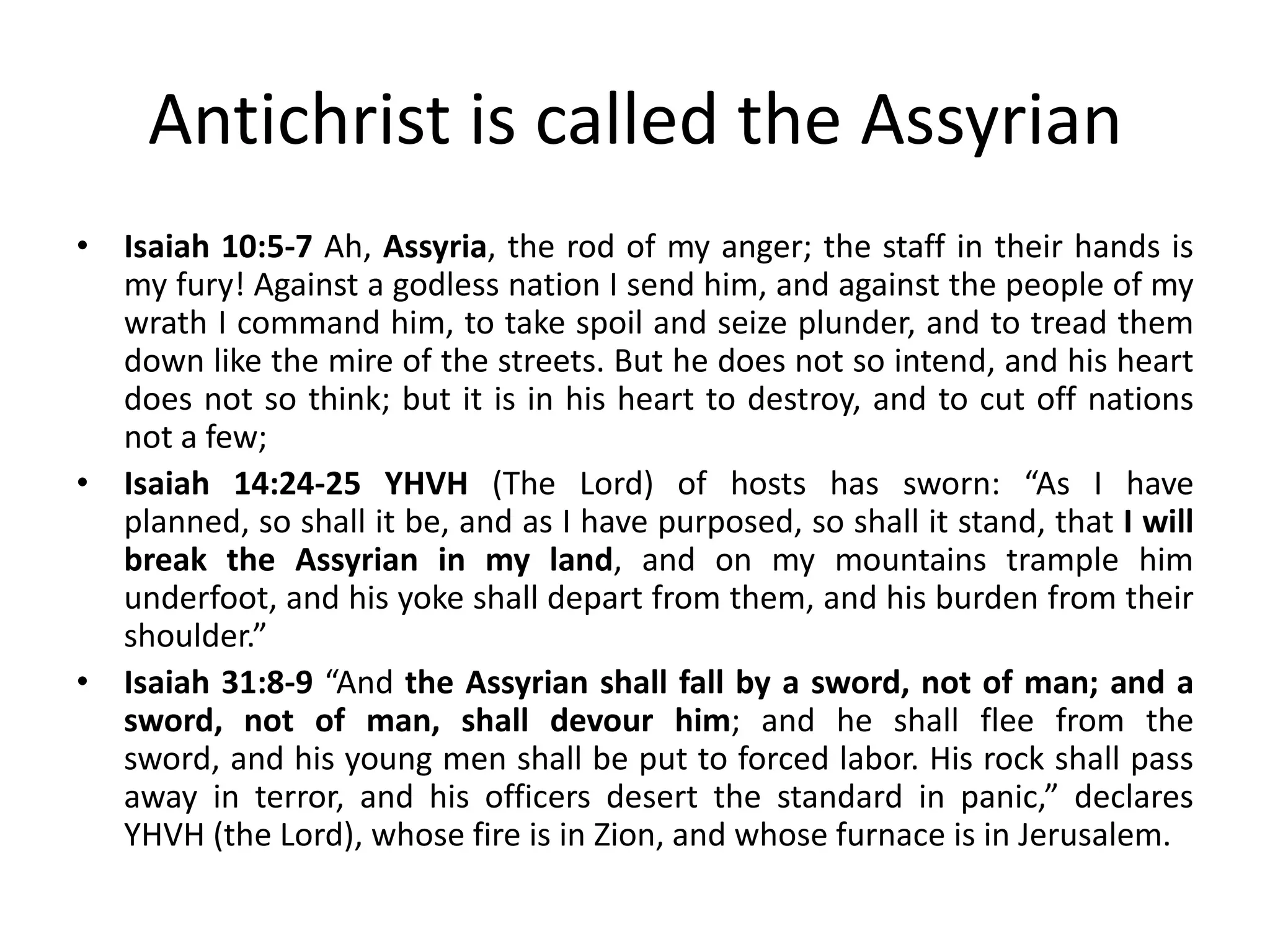 Syria in bible prophecies | PPTX