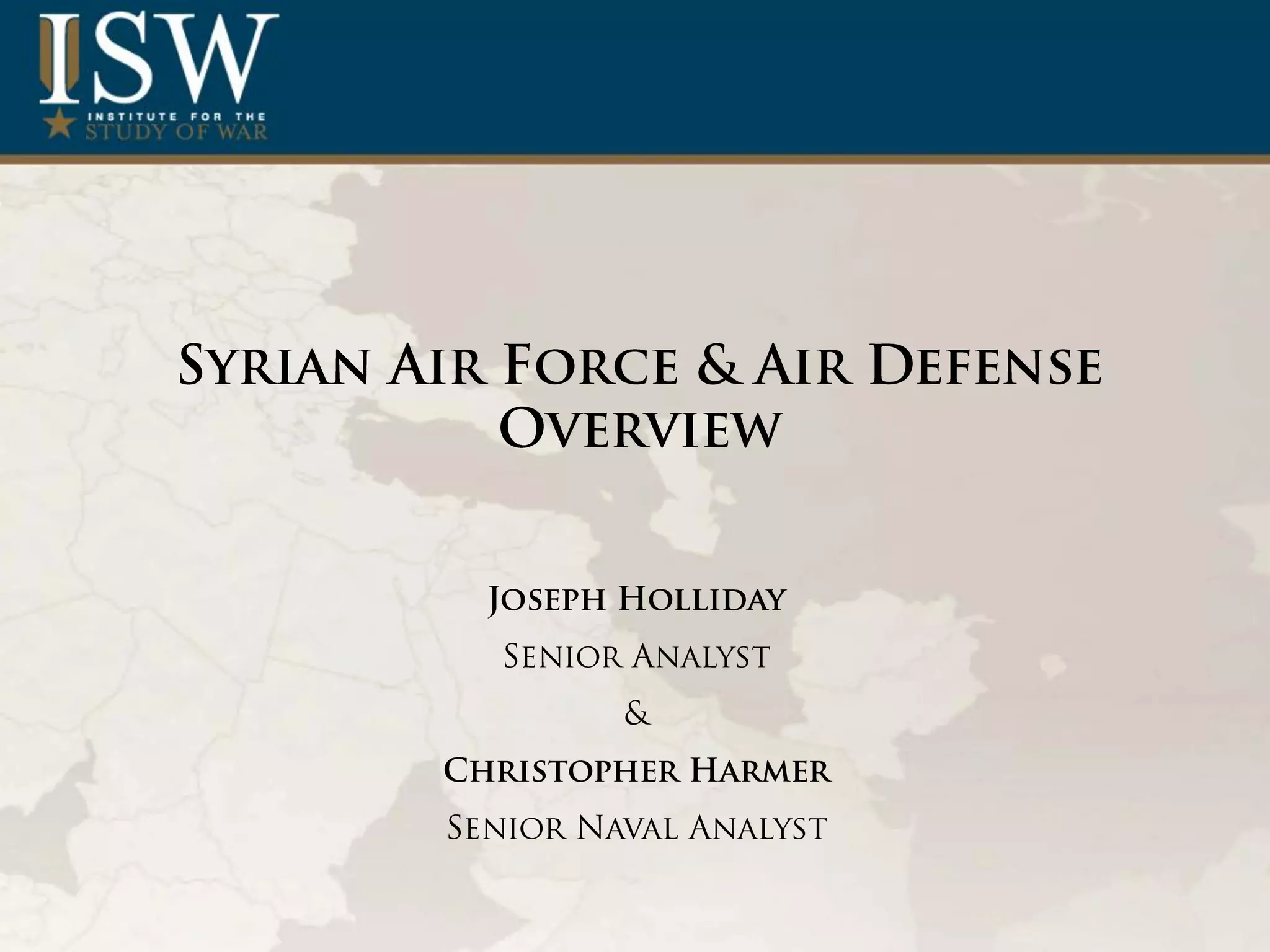 Syrian Air Force & Air Defense Overview | PDF