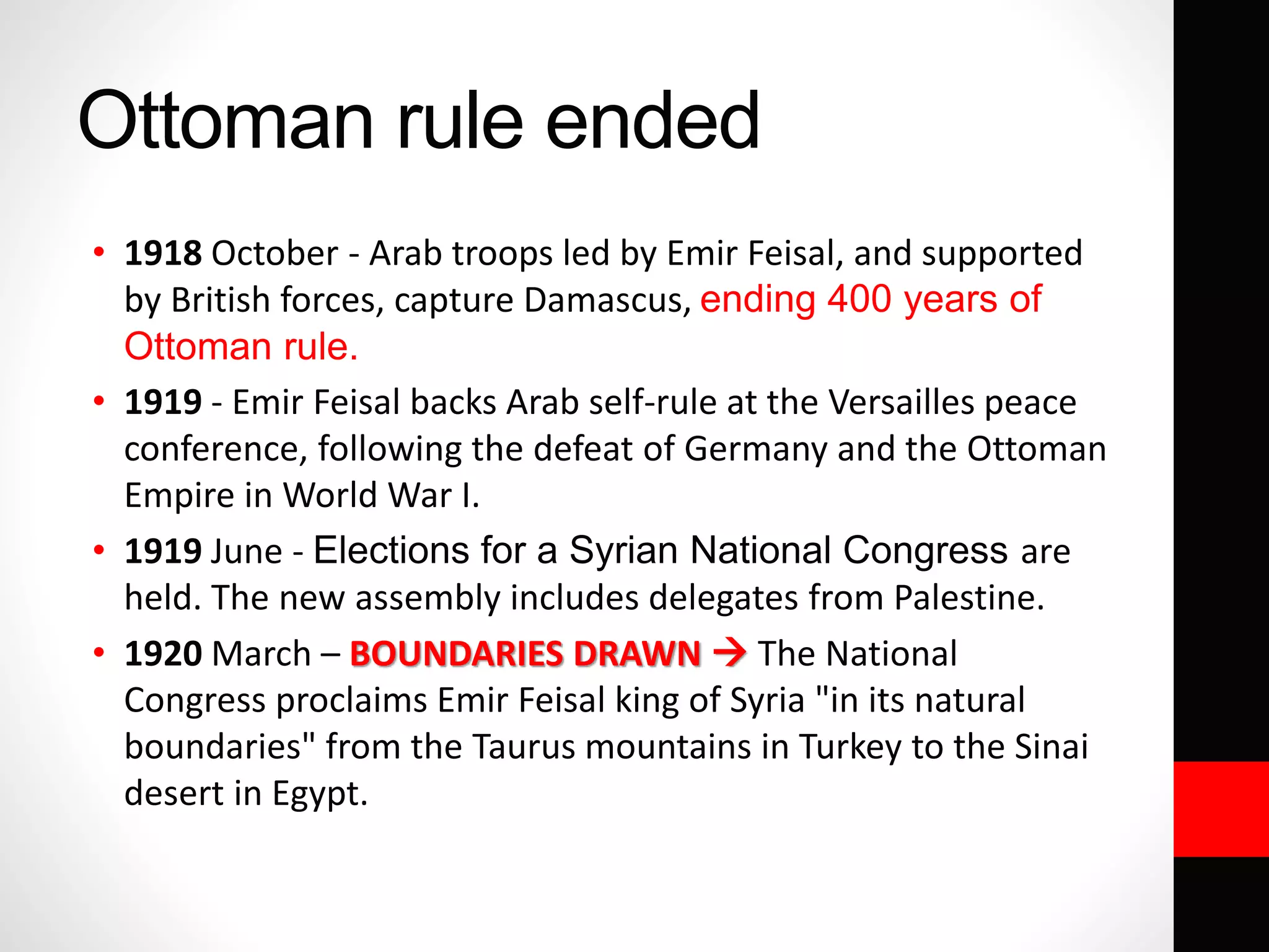 Syrian Civil War - History and Background | PPTX