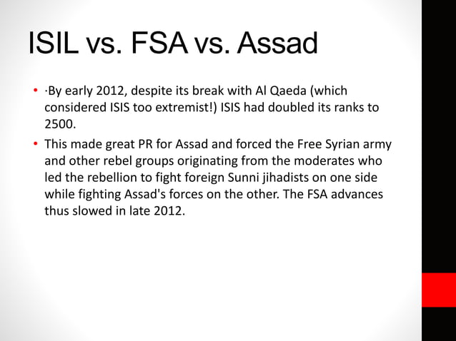 Syrian Civil War - History and Background | PPTX